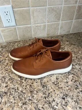 Cole Haan | Shoes | Cole Haan Mens Grand Os British Tan Leather Dress ...